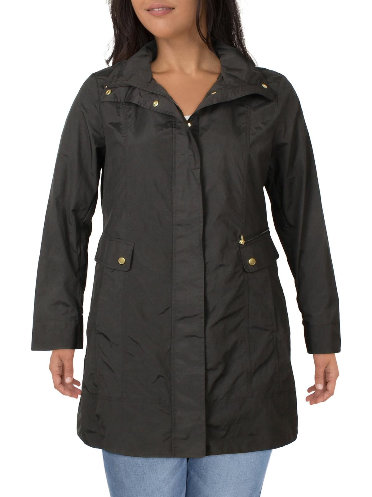Cole Haan Womens Spring Packable Raincoat - Walmart.com