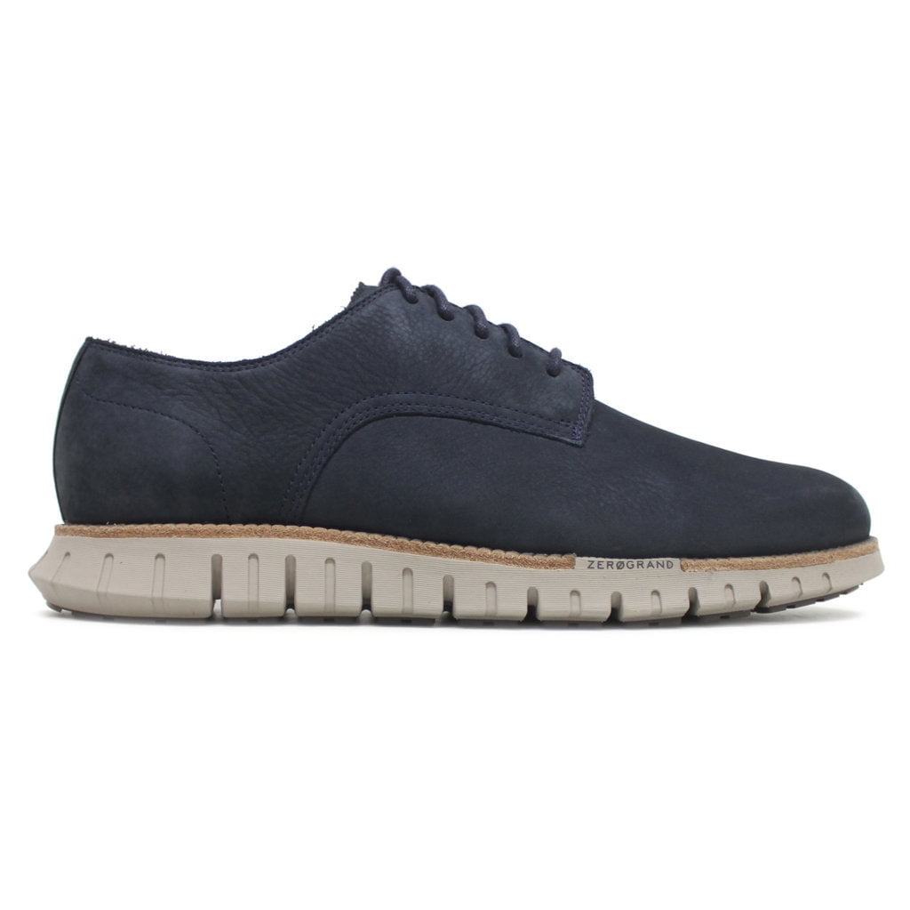 Cole Haan Zerogrand Remastered Plain Toe Nubuck Men's Shoes (Navy ...