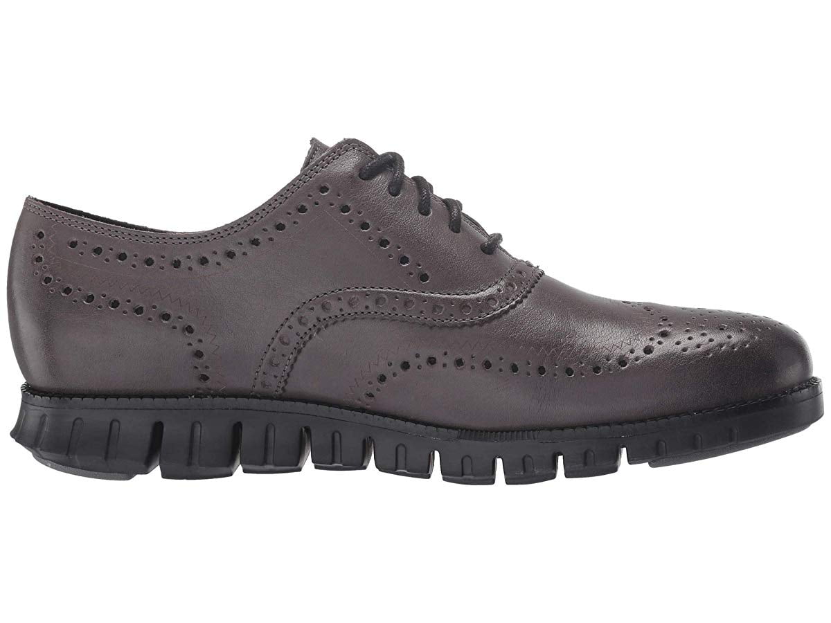 Cole Haan Zerogrand Wing Ox Burnished Pavement Leather/Black - Walmart.com