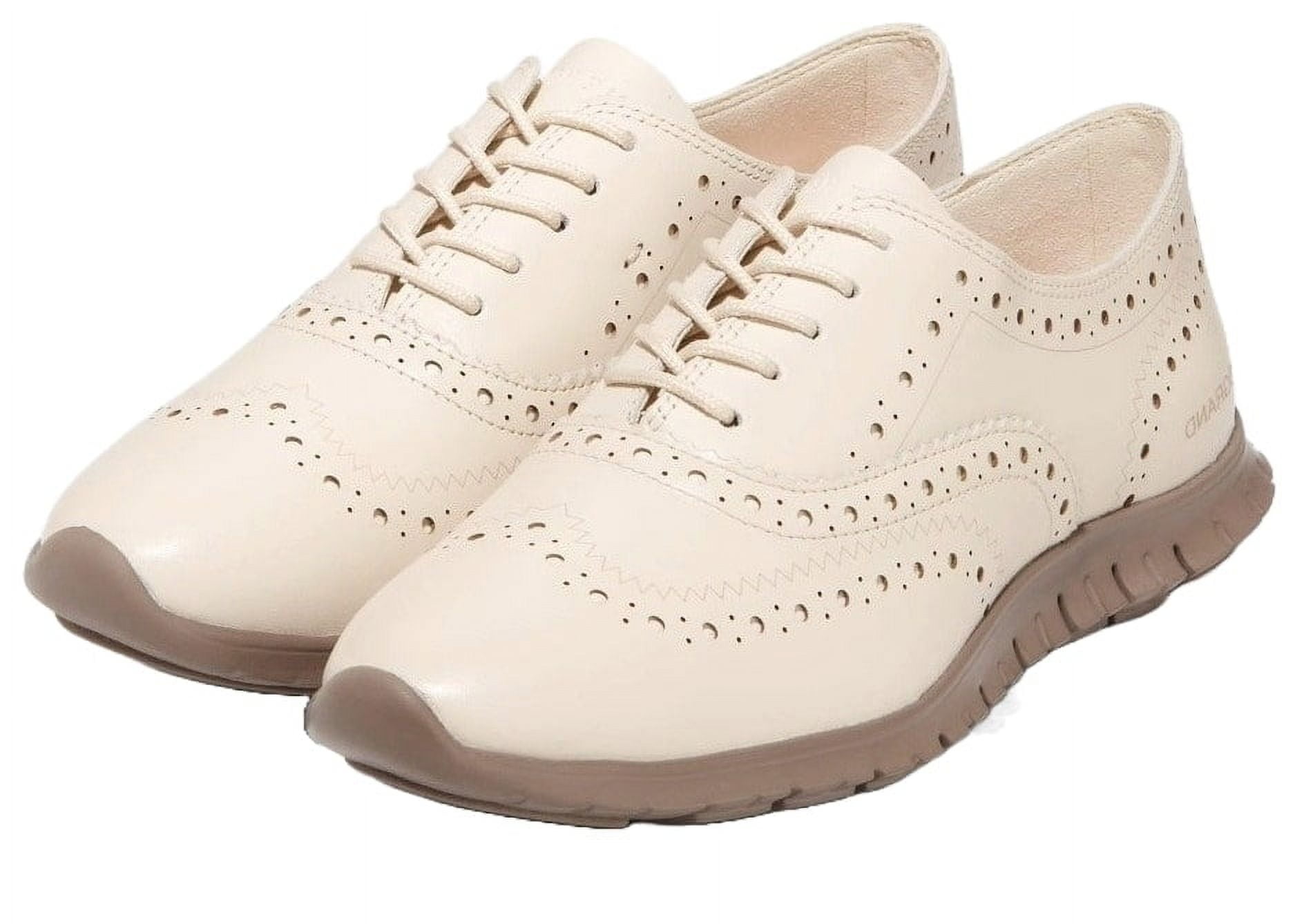 Cole Haan Zerogrand Wing Ox Closed Hole II Birch/Irish Coffee Low Top ...