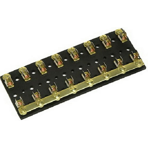 Cole Hersee M643-01 8-Gang Fuse Block with Common Hot Feed - Walmart.com