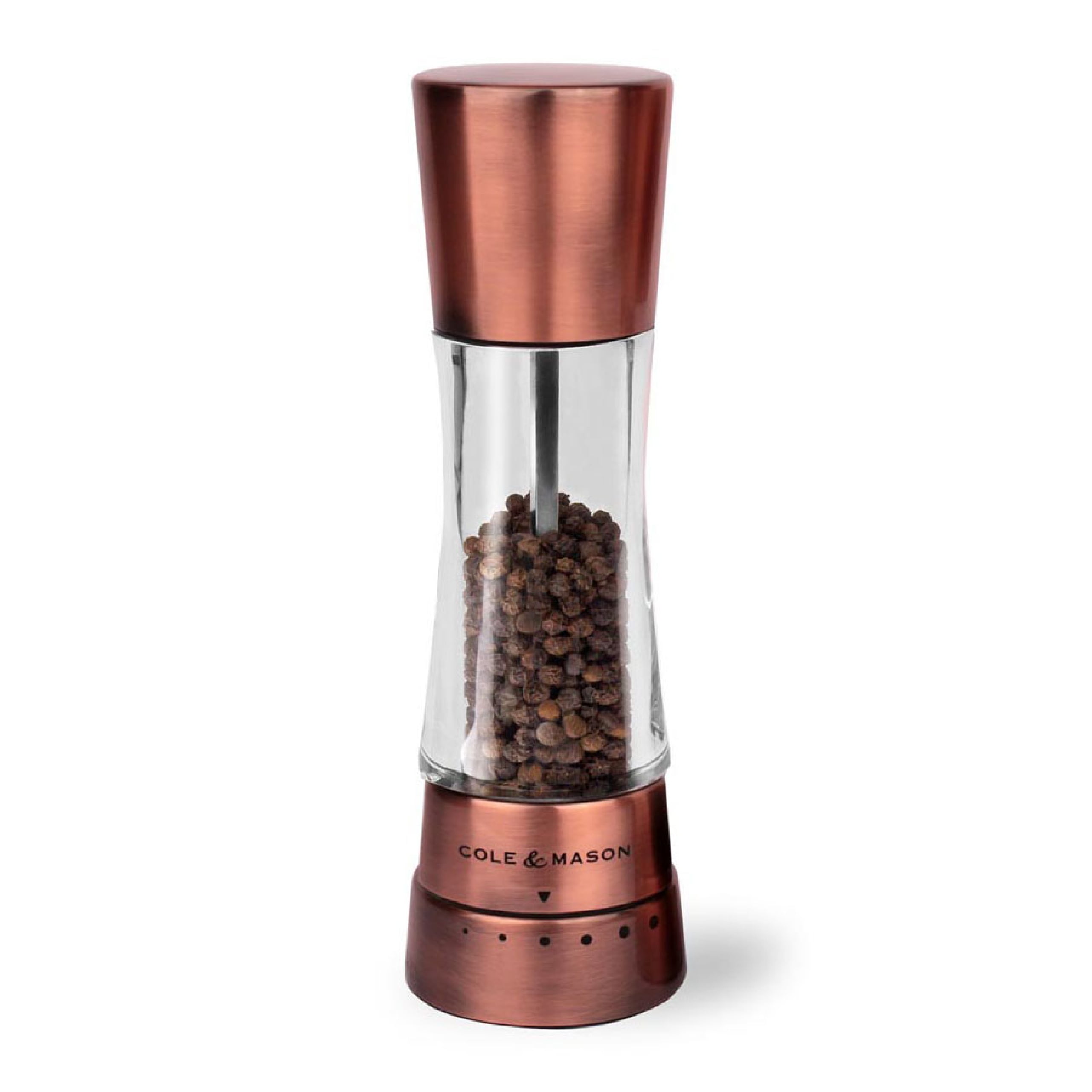 Cole & Mason Copper Derwent Pepper Grinder with Gourmet Precision ...