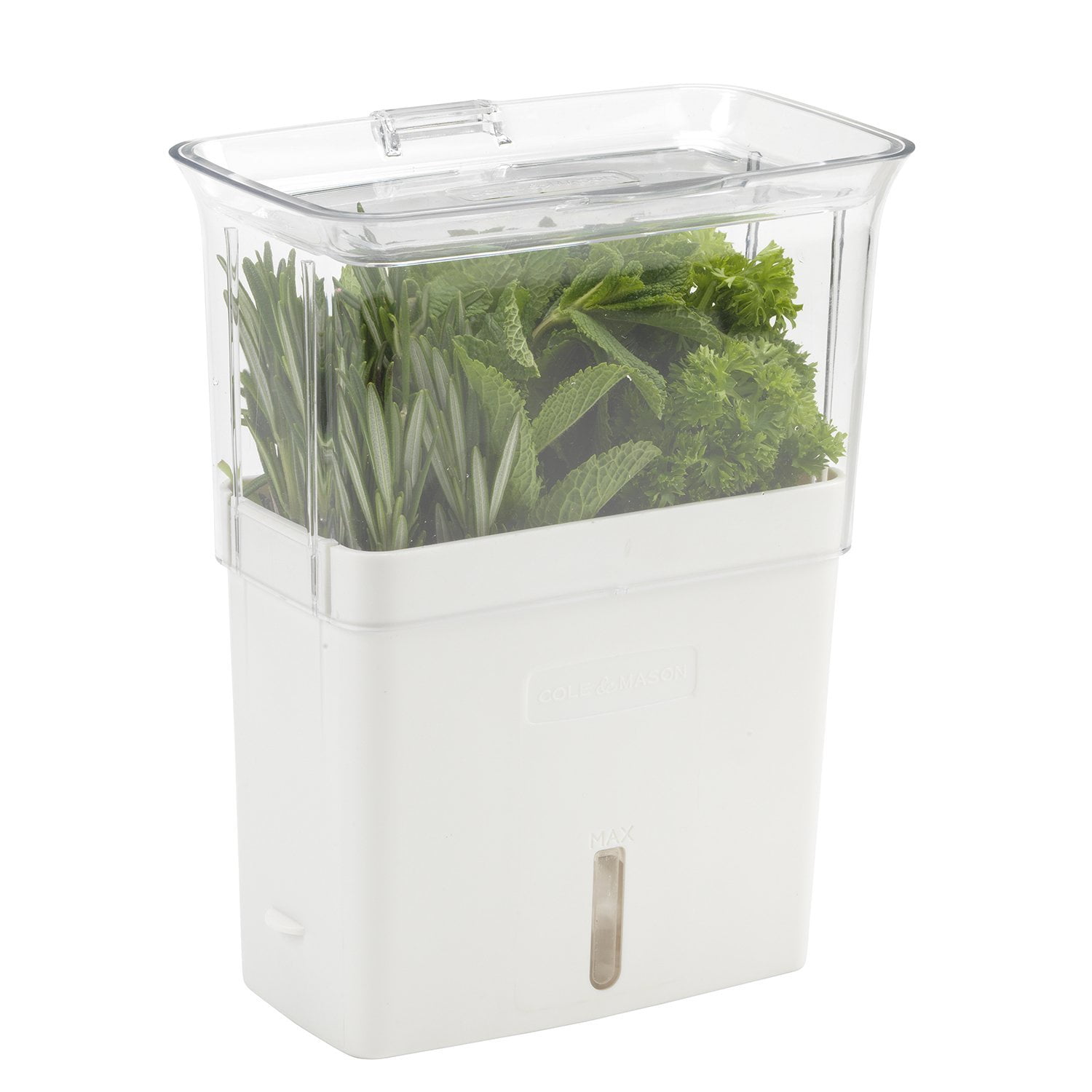 Cole & Mason Fresh Herb Keeper - Acrylic Herb Storage Container for ...