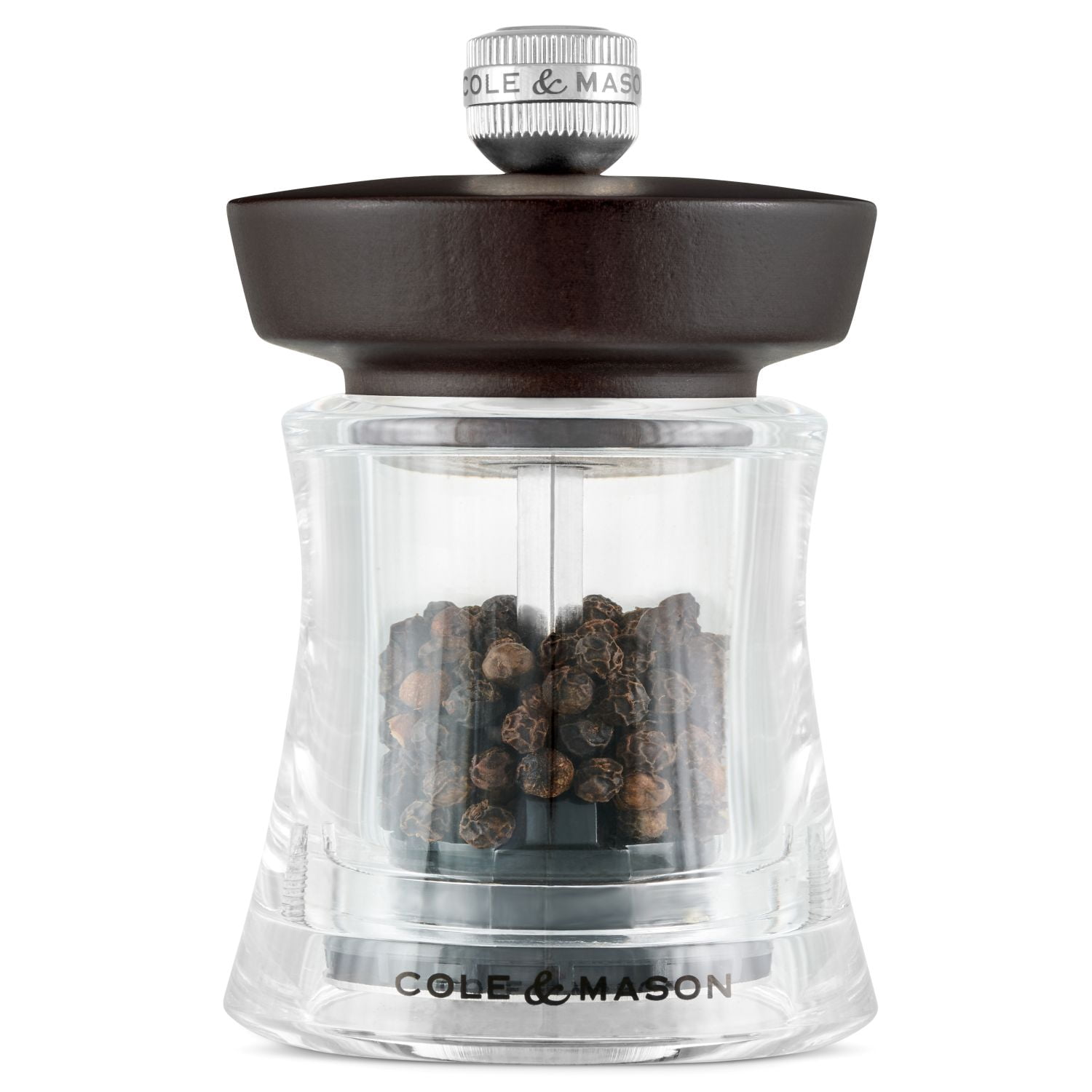 Cole & Mason Holborn Acrylic Chocolate Pepper Mill 3.75" - Walmart.com