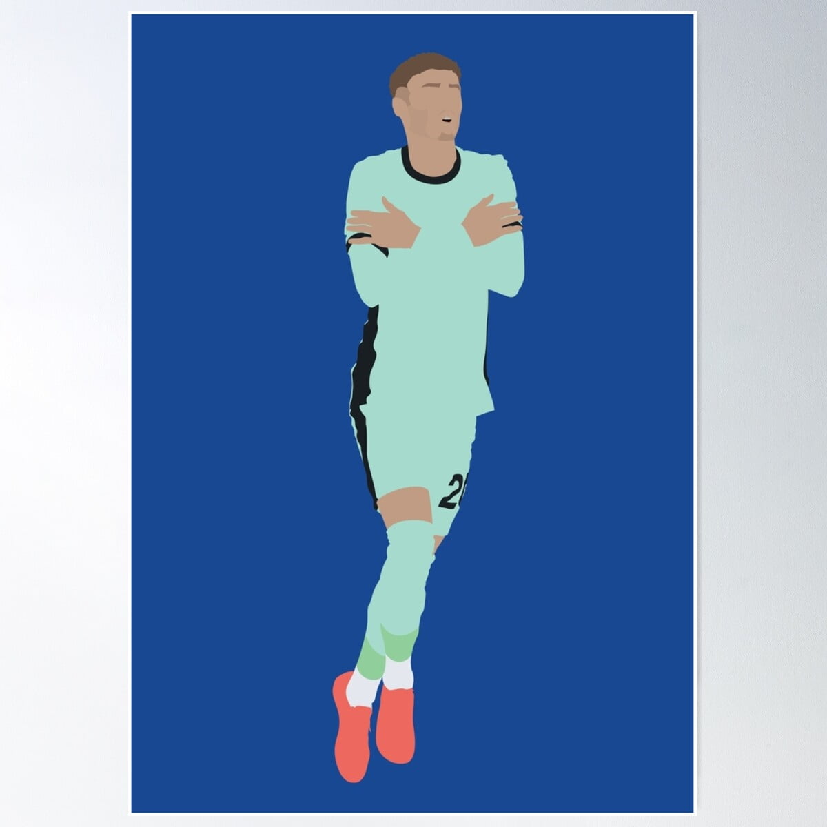 Cole Palmer Chelsea Cold Celebration Poster Wall Art, Modern Wall Decor ...