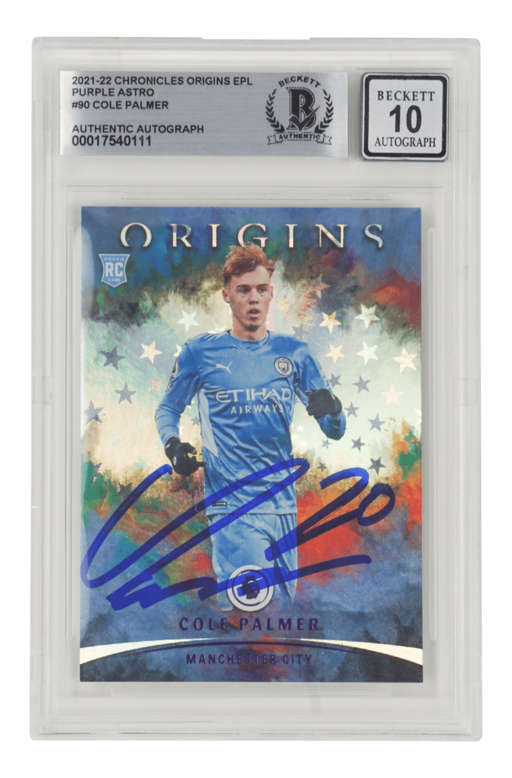 Cole Palmer Signed 2021-22 Panini Chronicles Origins Rookie - BGS 10 ...