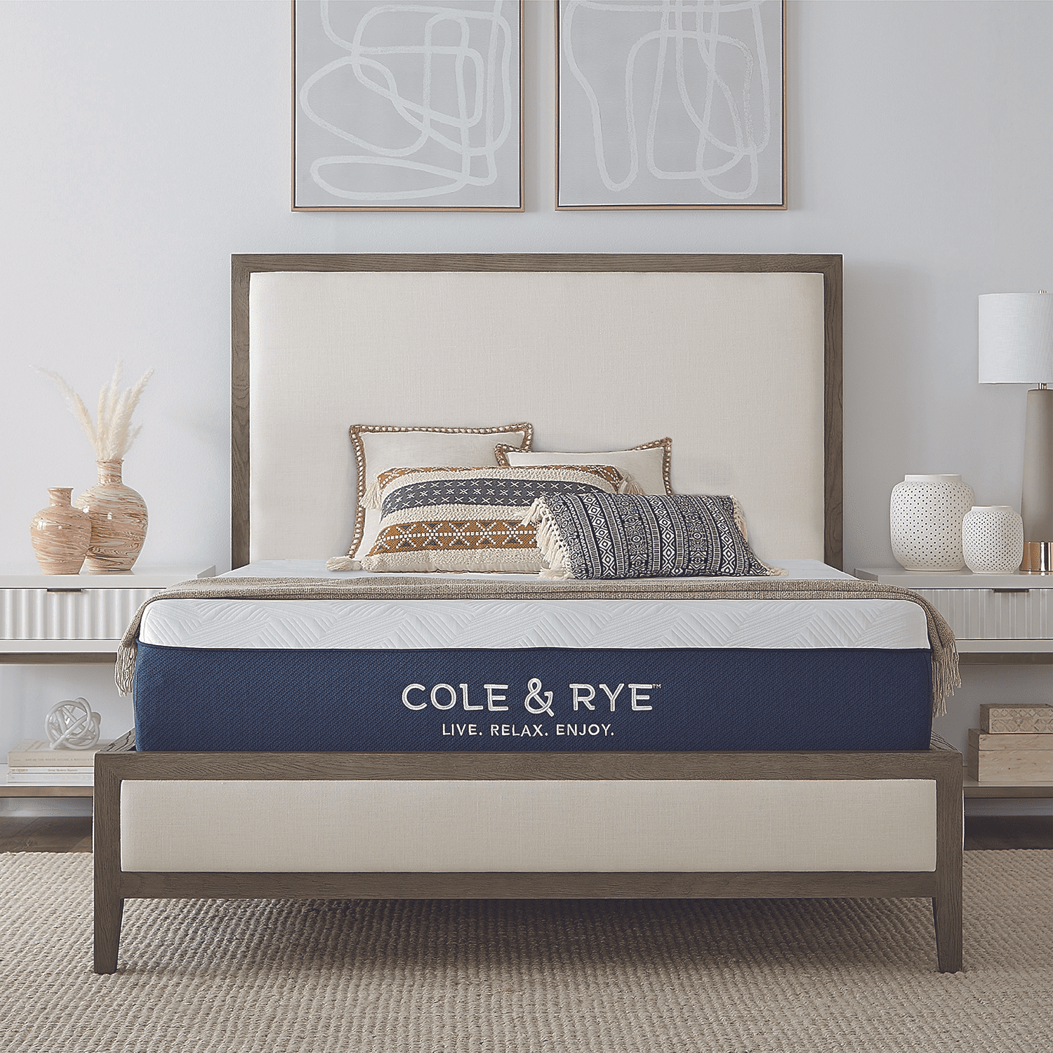 Cole & Rye ArticSky 10" Premium Hyper Cooling Gel Memory Foam Mattress ...