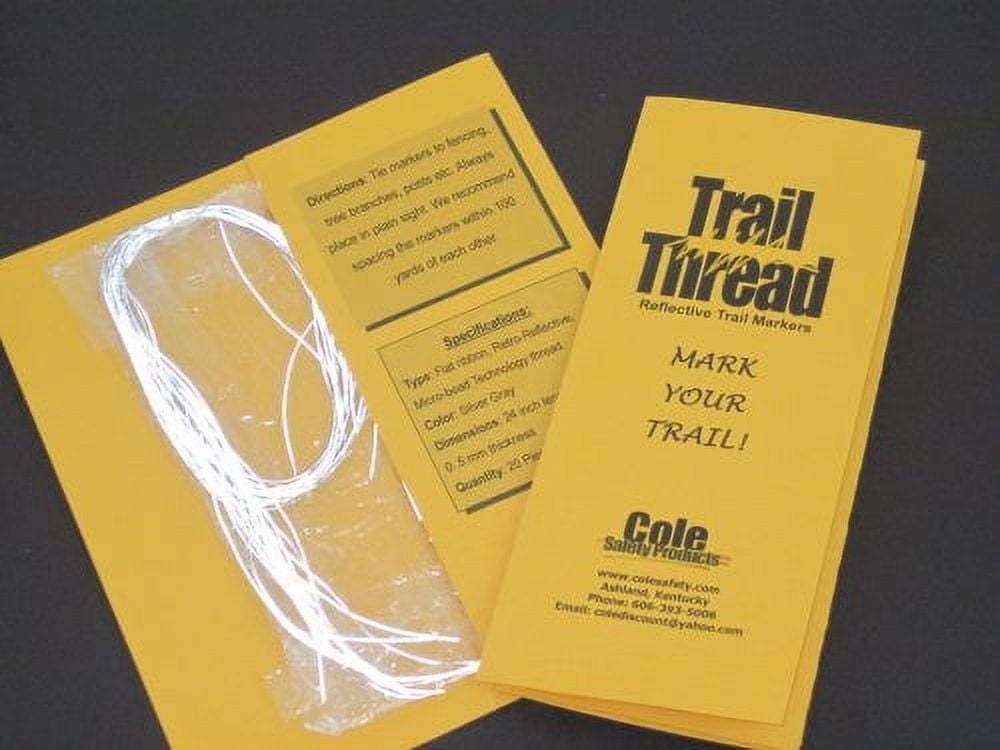 Cole Safety Products Reflective Trail Markers (40-2 Foot Markers ...