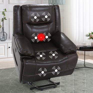 "Colerline 40.9"" Wide Velvet Upholstered Recliner Chair, Oversize ...