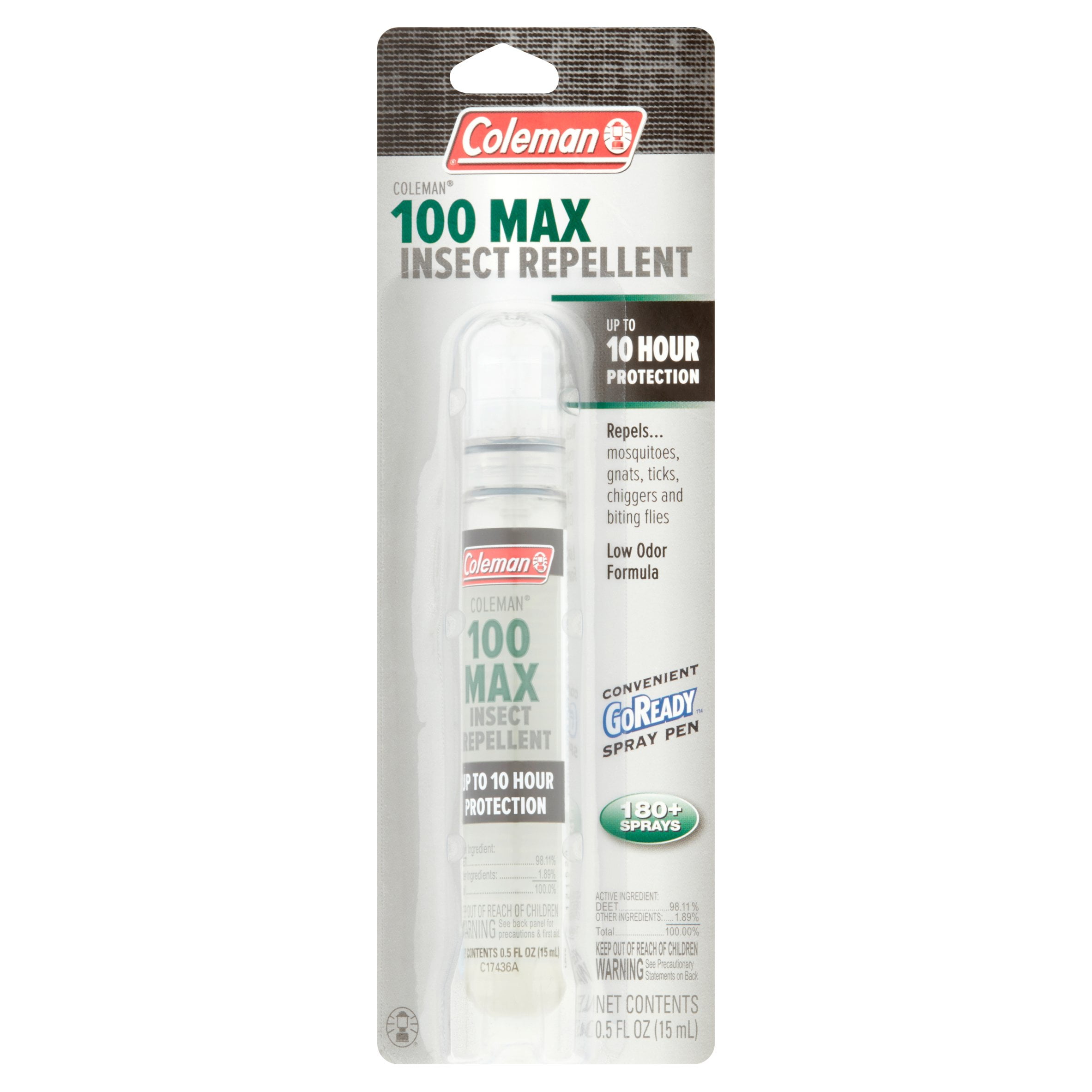 Coleman 100 Max Insect Repellent 0.5Fl Oz - Walmart.com
