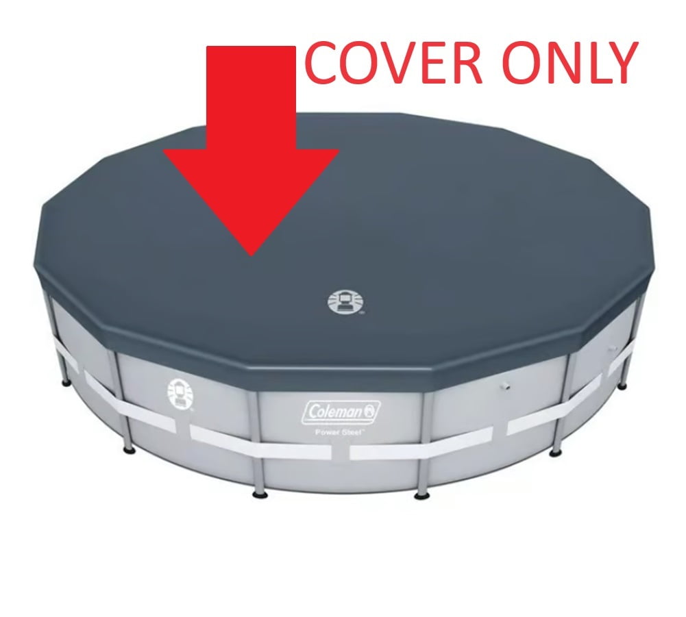 Coleman 20' Round Black Pool Cover for Above-Ground Pools - Walmart.com