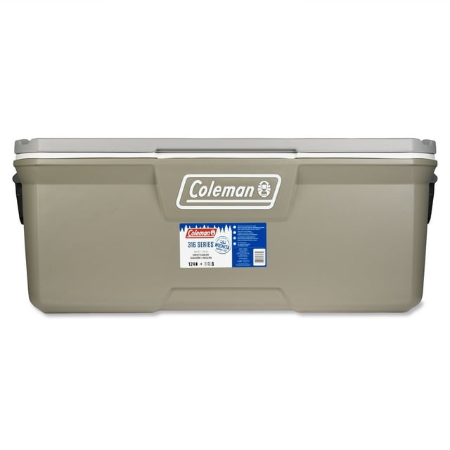 Coleman 316 Series 150QT Hard Chest Cooler, Silver Ash - Walmart.com