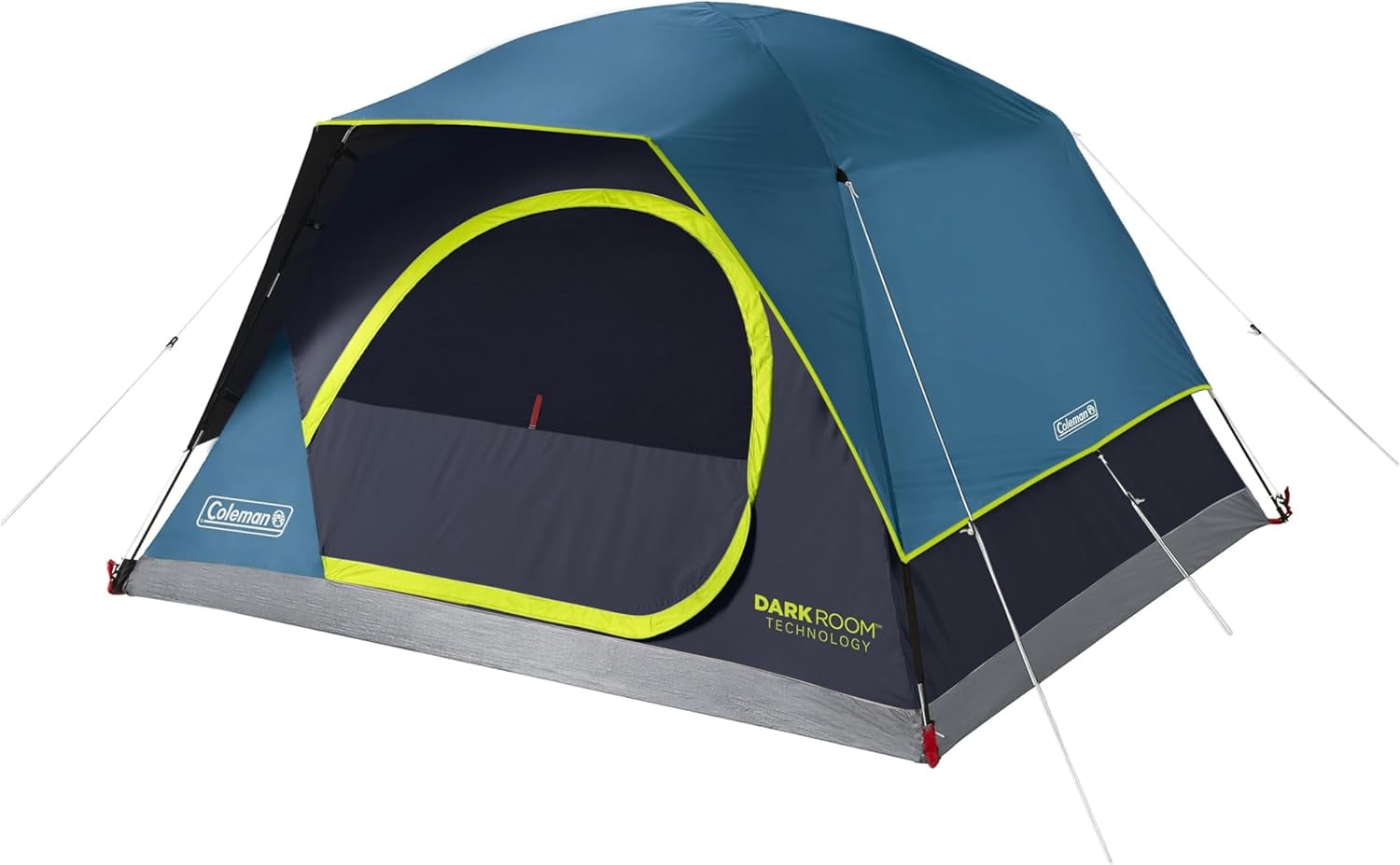 Coleman 4/6/8/10 Person Skydome Dark Room Tent with Rainfly, 5 Minute ...
