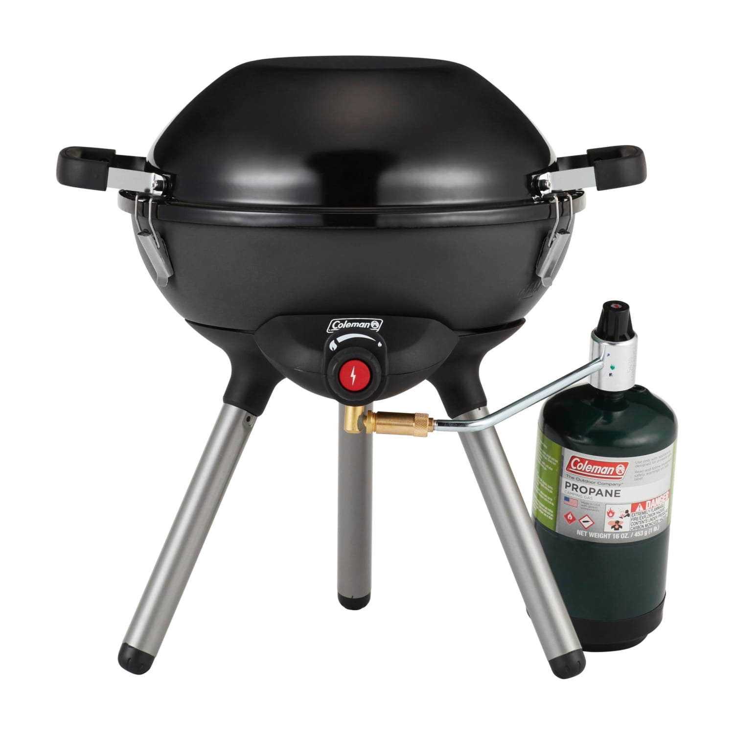 Coleman Single Burner 4-in-1 Portable Propane Gas Multi-Purpose Camping ...