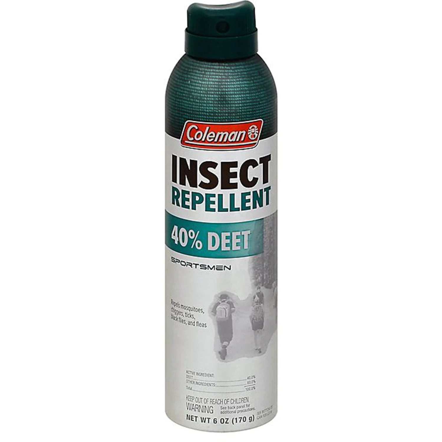 Coleman 40% Deet Sportsmen Insect Repellent 6Oz - Walmart.com