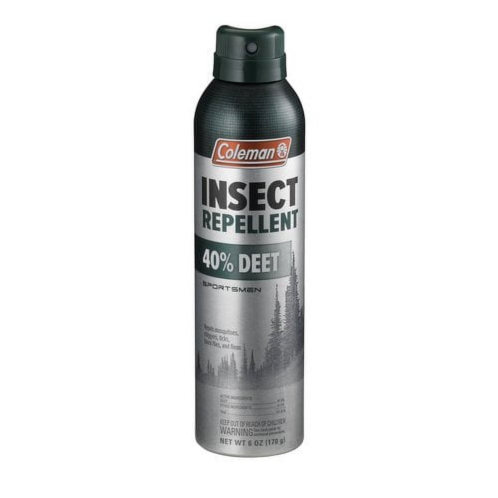 Coleman 40% Deet Unscented Sportsmen Insect Repellent for Camping, 6Oz ...