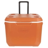 Coleman 50 qt Hard-Sided Rolling Thermocooler, Orange - Walmart.com