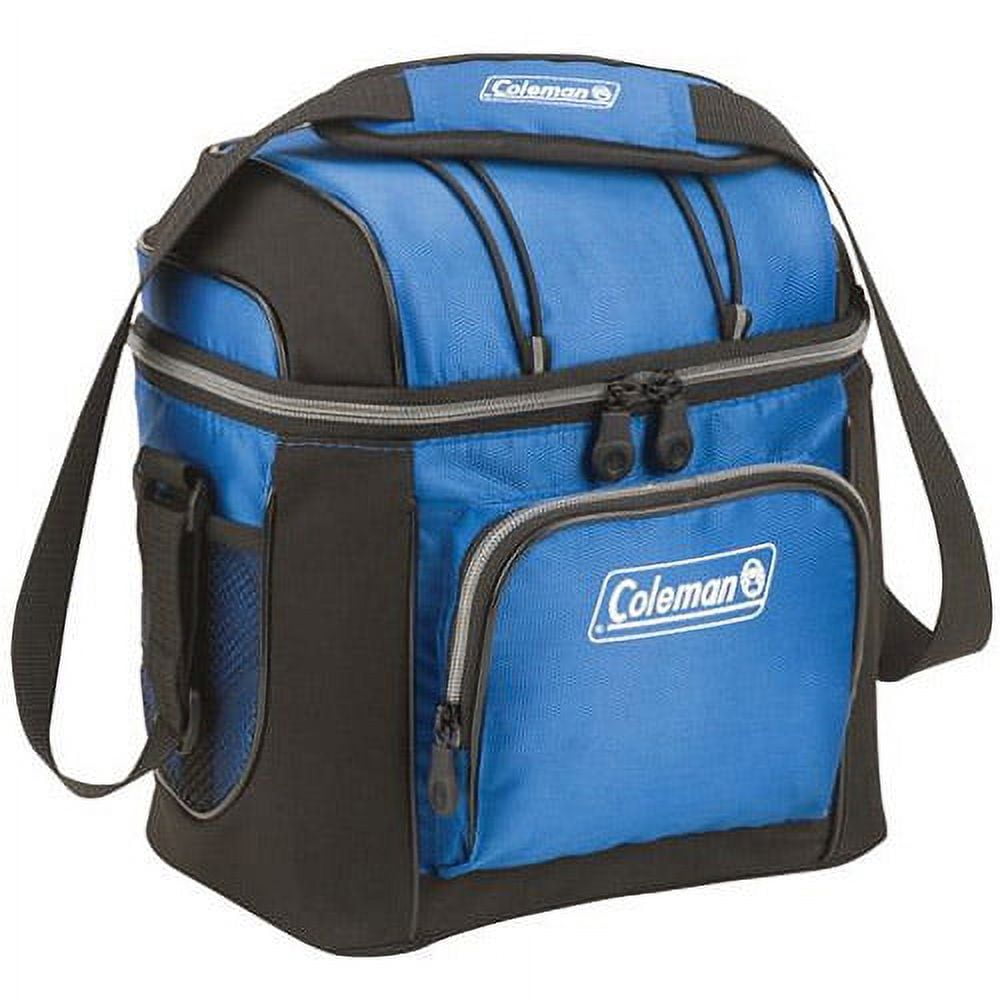 Coleman 9 Can Soft-Sided Cooler with Hard Plastic Liner, Blue - Walmart.com
