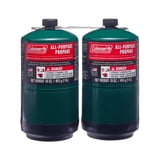 Coleman Propane Gas Canister, 16 oz, 2-Pack, Lightweight, Portable ...