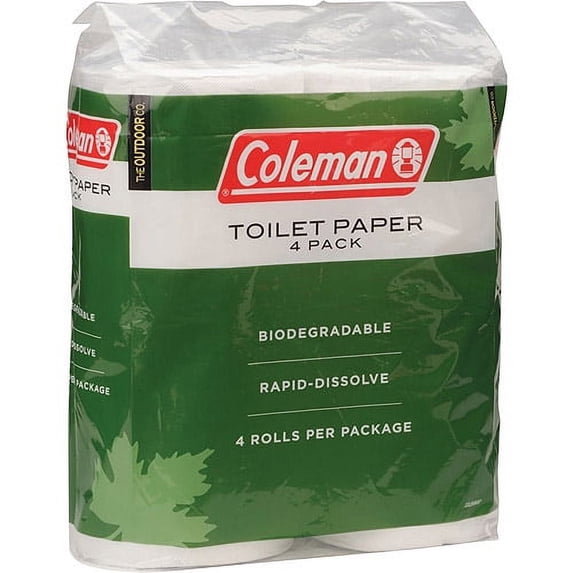 Coleman Biodegradable Toilet Paper (4-Pack) - Walmart.com