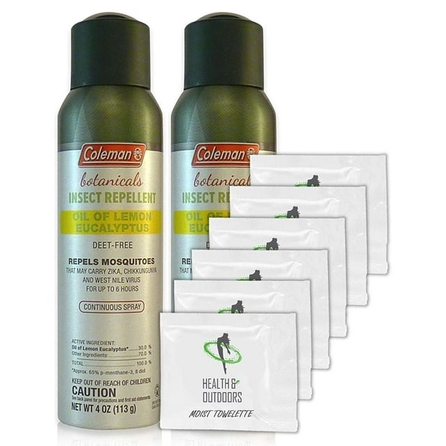 Coleman Botanicals Lemon Eucalyptus Insect Repellent DEET Free - 4oz ...