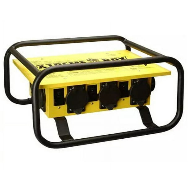 Coleman Cable 01972-3R-02 Temporary Power Distribution Box, 50 Amp 125 ...