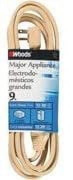 Coleman Cable 0568 2 Pack 9ft. 12/3 20Amp SPT-3 Air Conditioner Cord ...