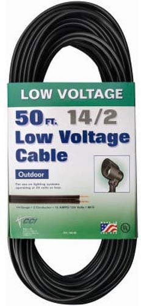 Moonrays Low Voltage Lighting Cable - 14/2 Copper, Outdoor Landscape ...