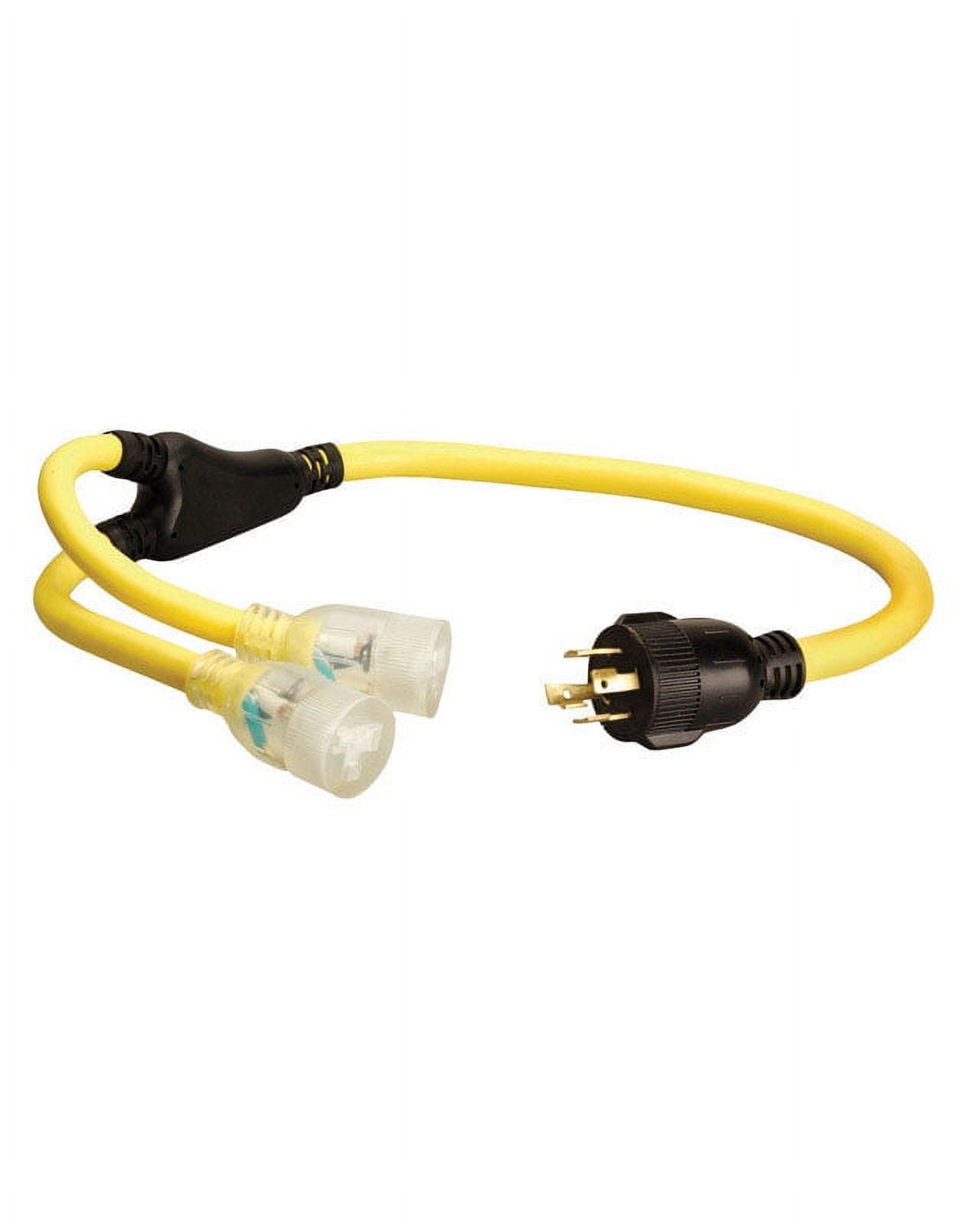 Coleman Cable 10/4 STOW 250 volt 3 ft. L Generator Cord - Walmart.com