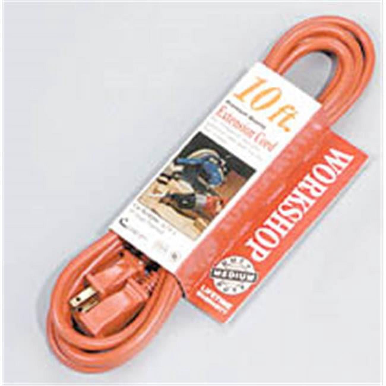 Coleman Cable 10ft. Vinyl Outdoor Extension Cord - Walmart.com