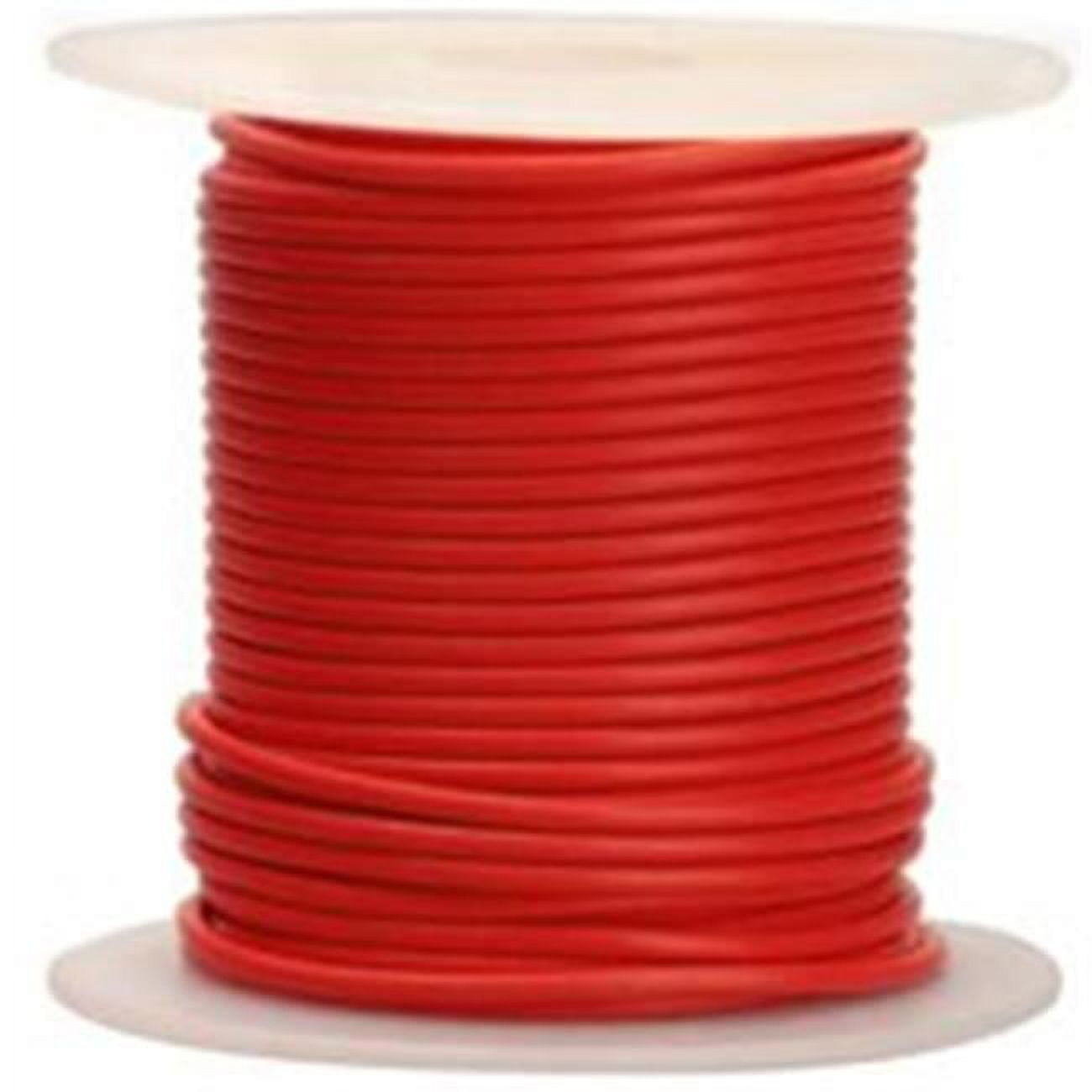Coleman Cable 14-100-16 Primary Wire, 14-Gauge 100-Feet Bulk Spool, Red ...