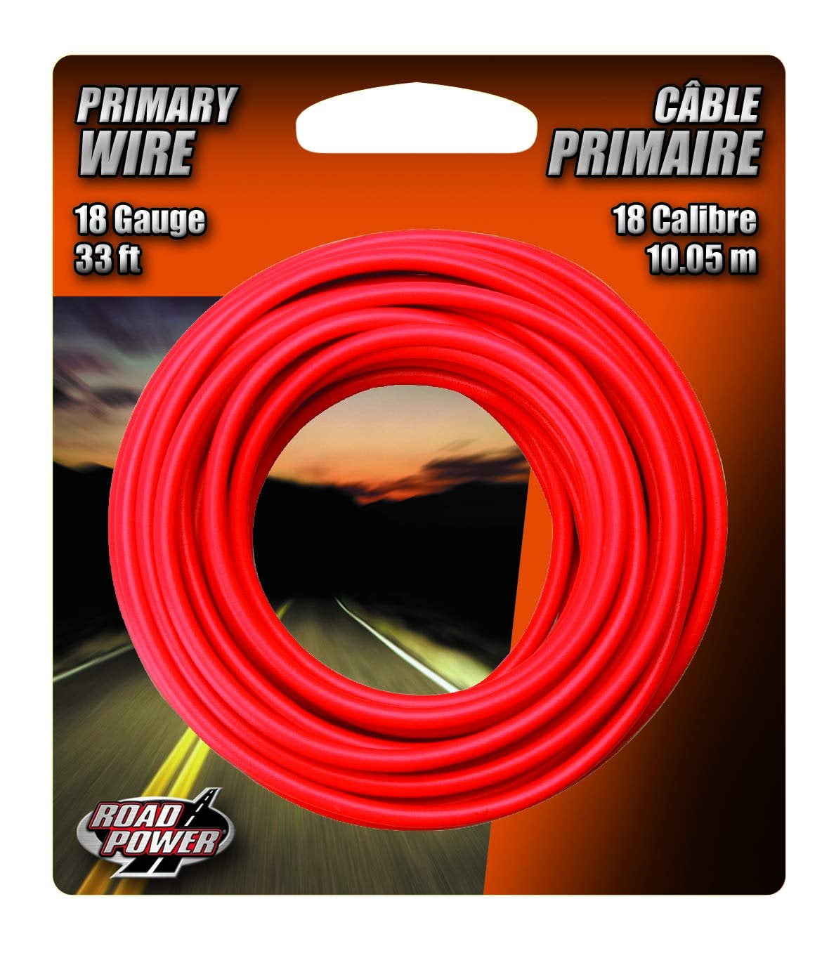 Coleman Cable 18-1-16 18-Gauge 33-Foot Automotive Copper Wire, Red ...
