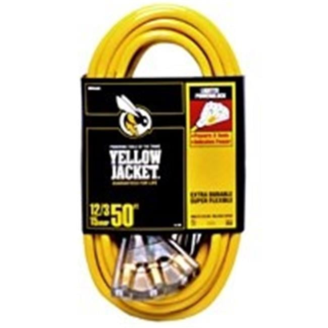 Coleman Cable 2827 4 x 50 Ft. Yellow Jacket Power Block - Walmart.com