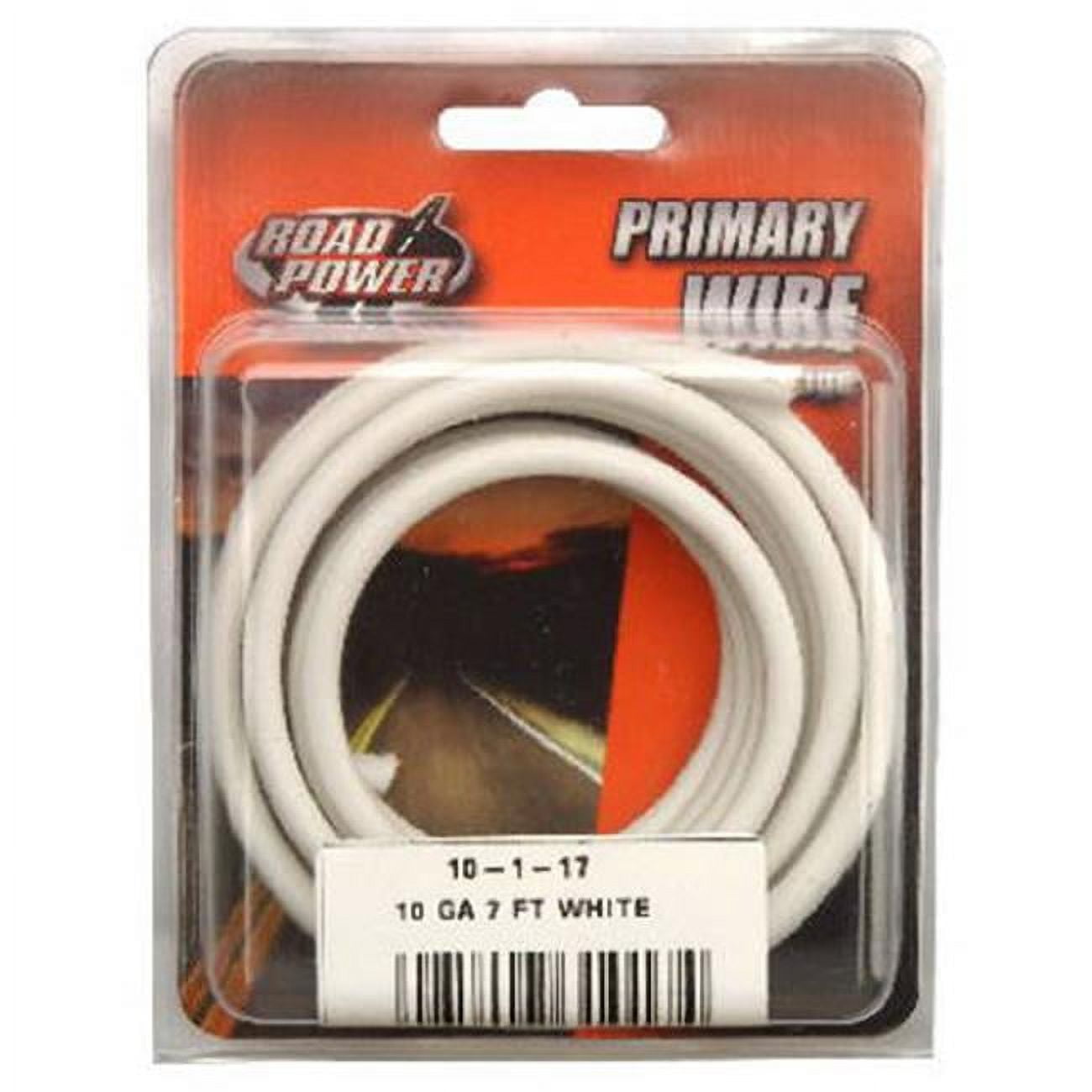 Coleman Cable 55671933 7 ft. 10 Gauge Primary Wire - White - Walmart.com