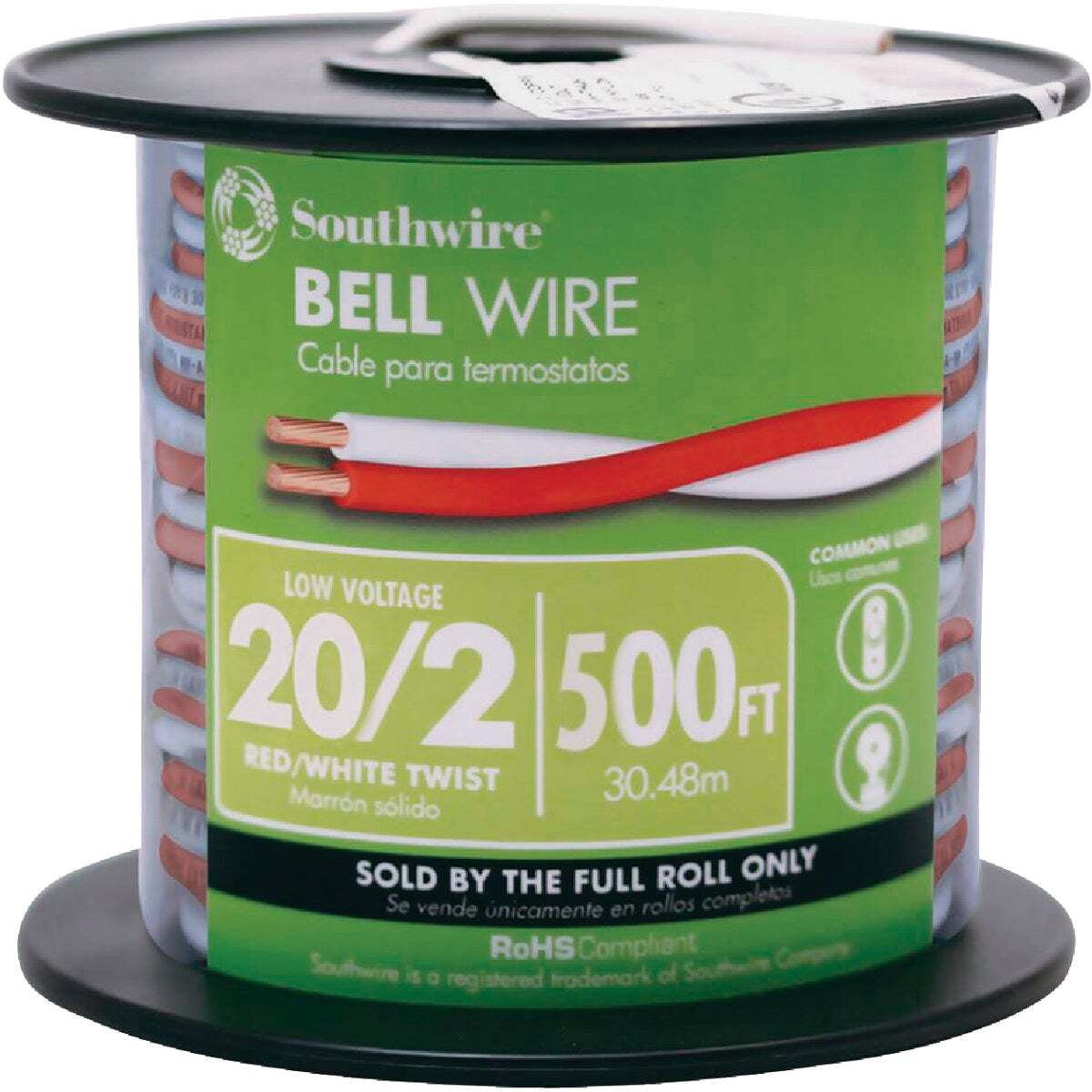 Coleman Cable 701026632 Bell Wire, Unjacketed, 20/2, 500-Foot - Walmart.com