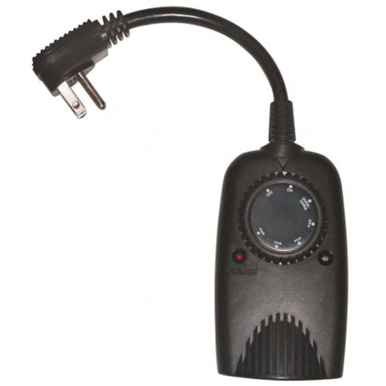 Coleman Cable Black Outdoor Mechanical Timer With Photoelectric Eye ...