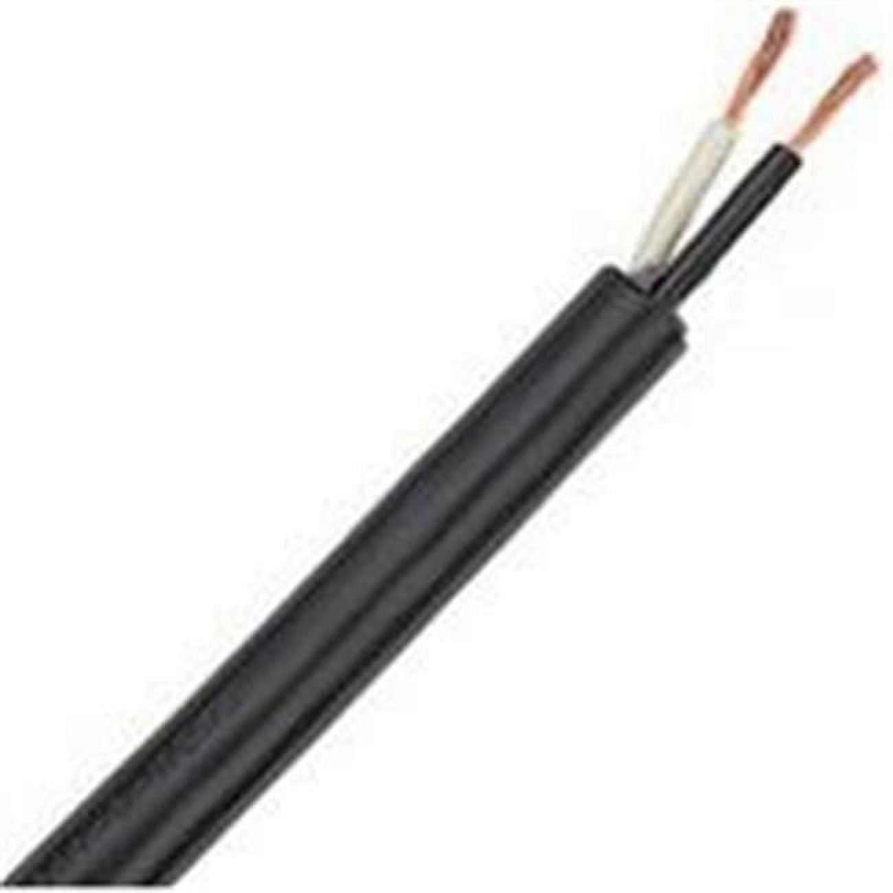 Coleman Cable Inc. 16/2 Sjew Blk Rbr Cable 250Ft 232860408 - Black ...