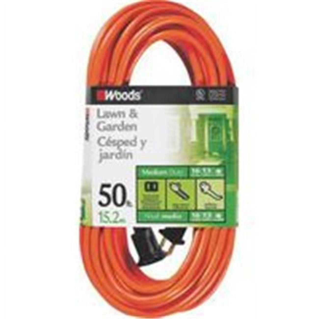 Coleman Cable Inc. 723 Outdoor Extension Cord Orange 16/2X50Ft ...