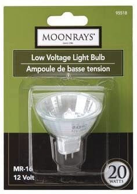 Coleman Cable Moonrays 20 watts MR16 Halogen Bulb 250 lumens Soft White ...