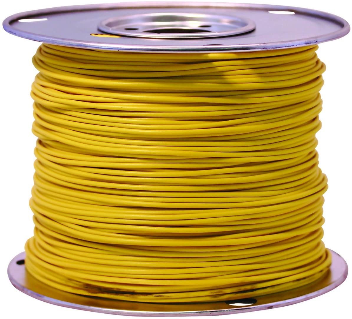 Coleman Cable Primary Wire 100ft. Spool Yellow Bulk - Walmart.com