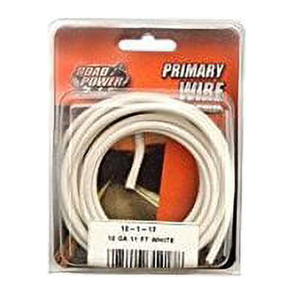 Coleman Cable Primary Wire 11ft. L White Carded - Walmart.com
