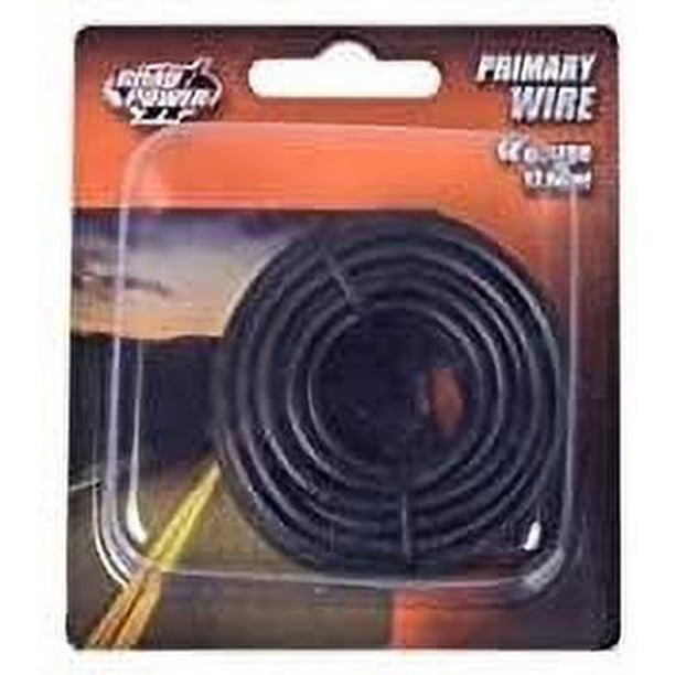 Coleman Cable Primary Wire 17ft. L Blk Carded - Walmart Business Supplies
