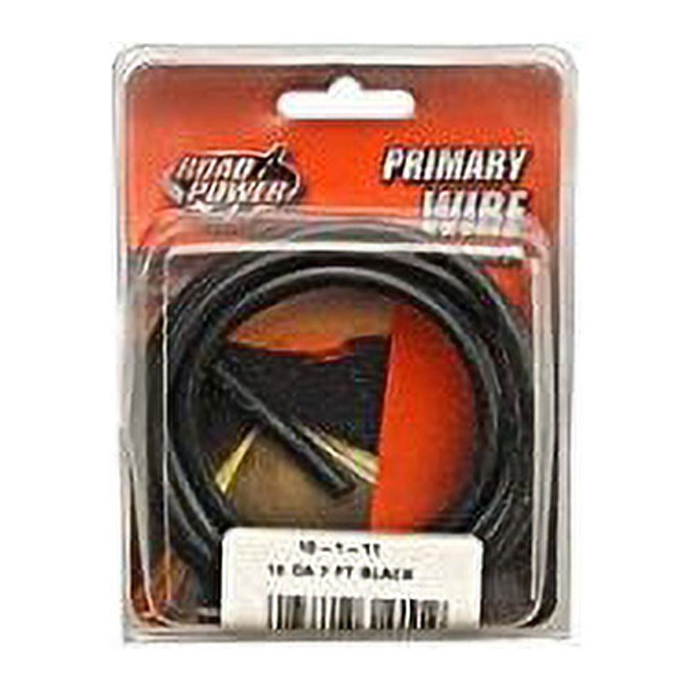 Coleman Cable Primary Wire 7ft. L Blk Carded - Walmart.com