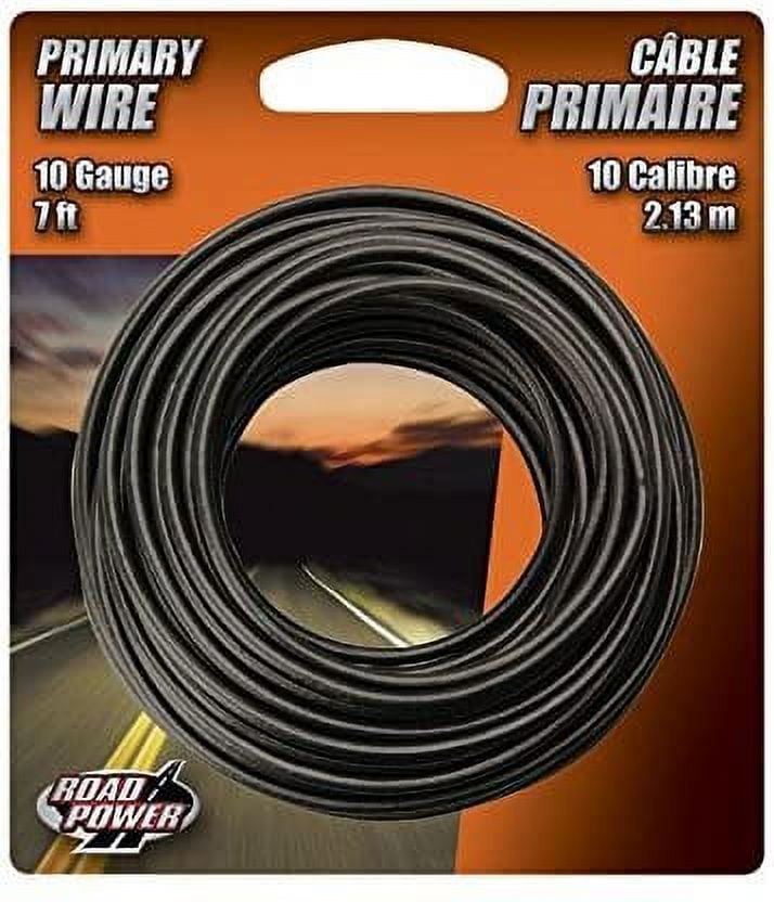 Coleman Cable Primary Wire 7ft. L Blk Carded - Walmart.com