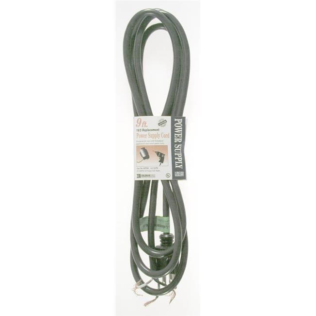 Coleman Cable Three Conductor Black SJEO Replacement Power Cord Three ...