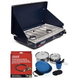 Coleman Classic 3-in-1 Camping Stove, 2 Burners, Blue Nights + Coleman ...