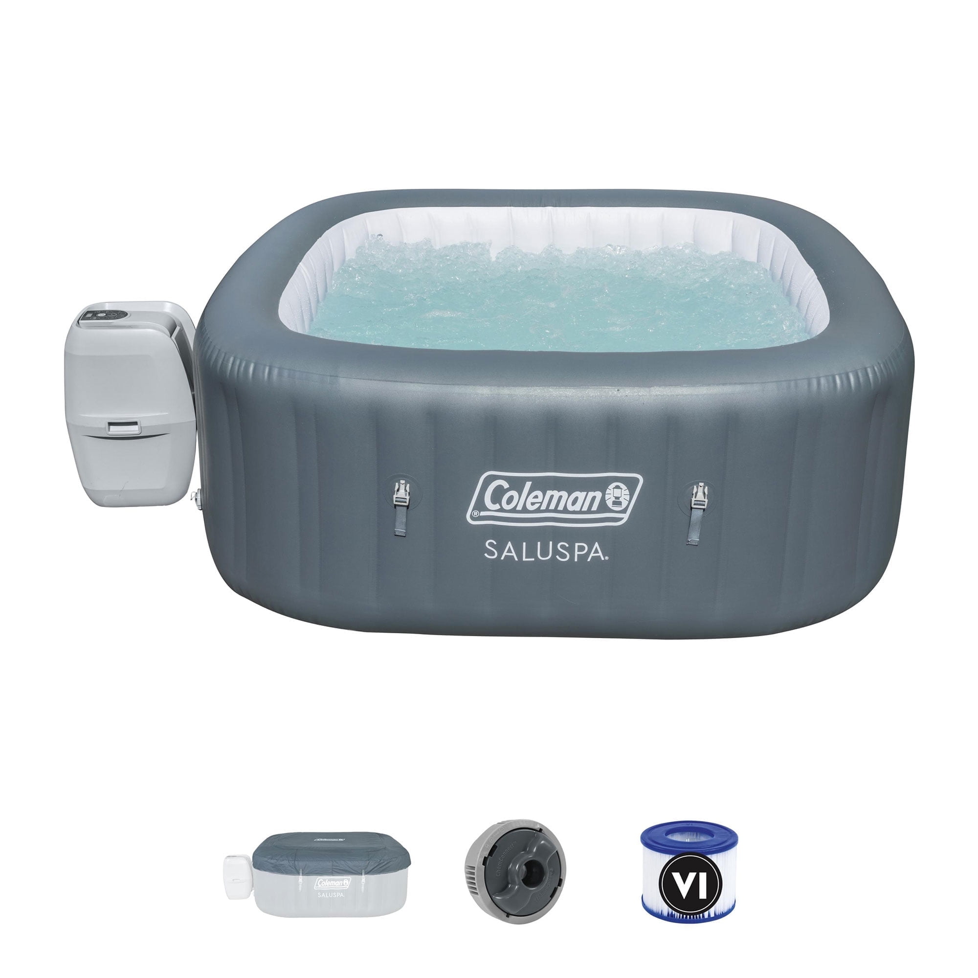 Bestway Coleman Saluspa Hawaii Inflatable AirJet Hot Tub for 6 People ...