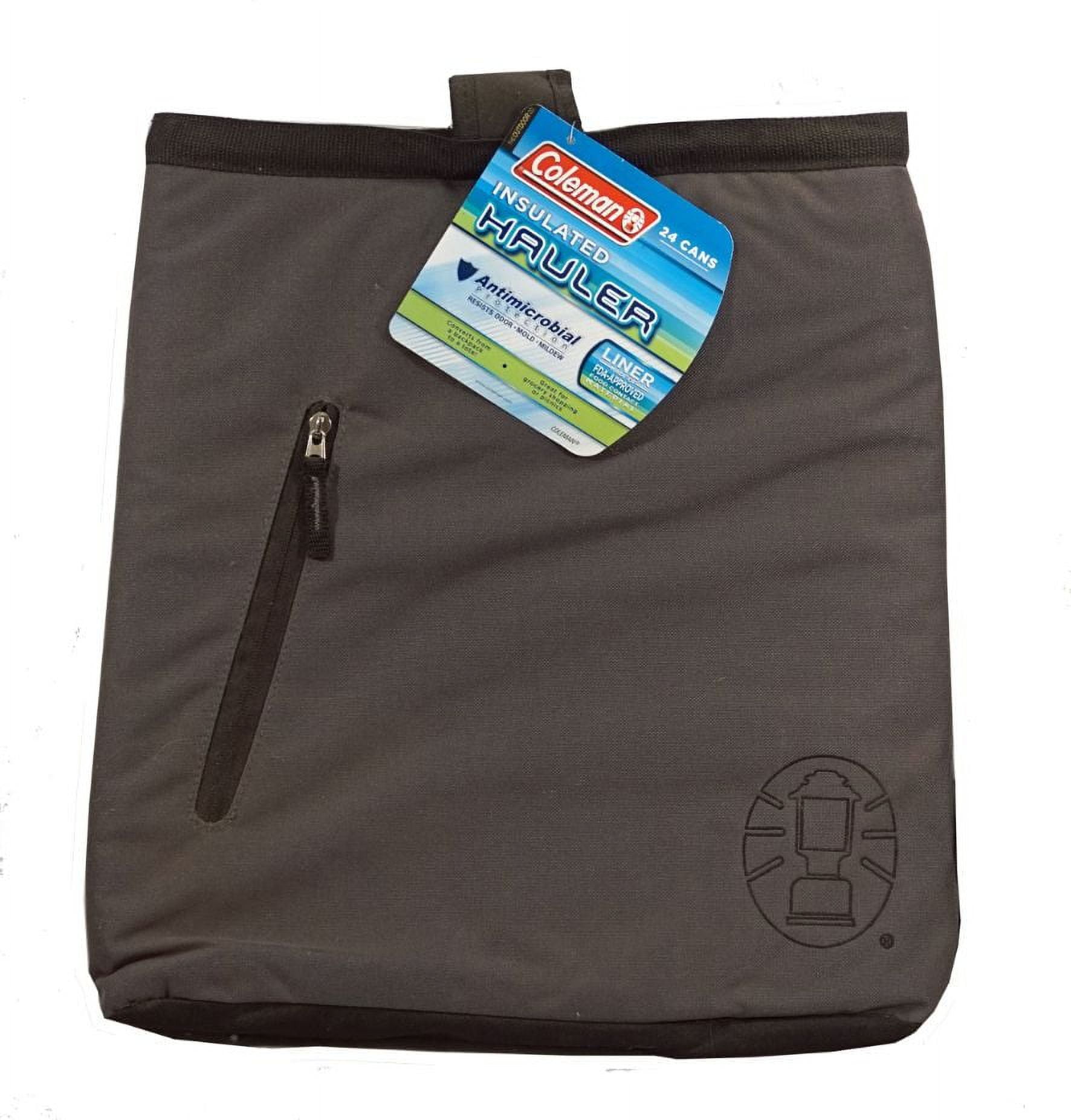 Coleman Insulated Hauler 24 Can Cooler Gray - Converts from a backpack ...