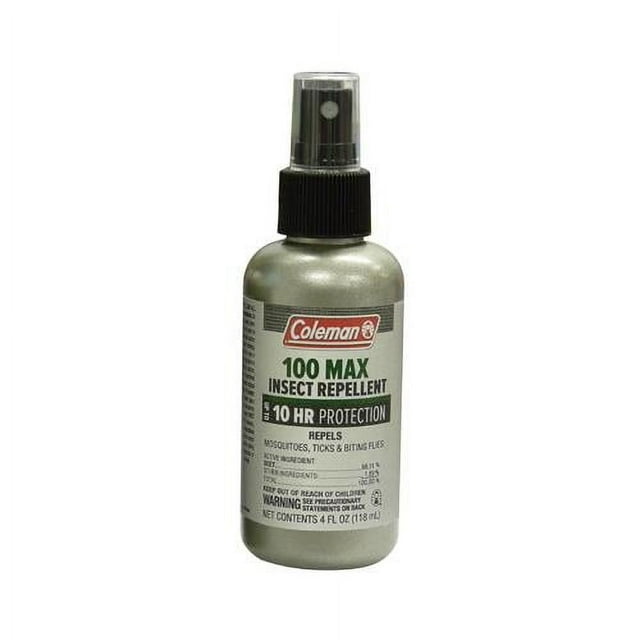 Coleman Max 100% DEET Mosquito and Insect Repellent Pump Spray, 4 oz ...