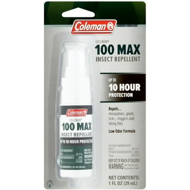 Coleman 100 Max 100% DEET Continuous Spray Insect Repellent, 4 oz ...